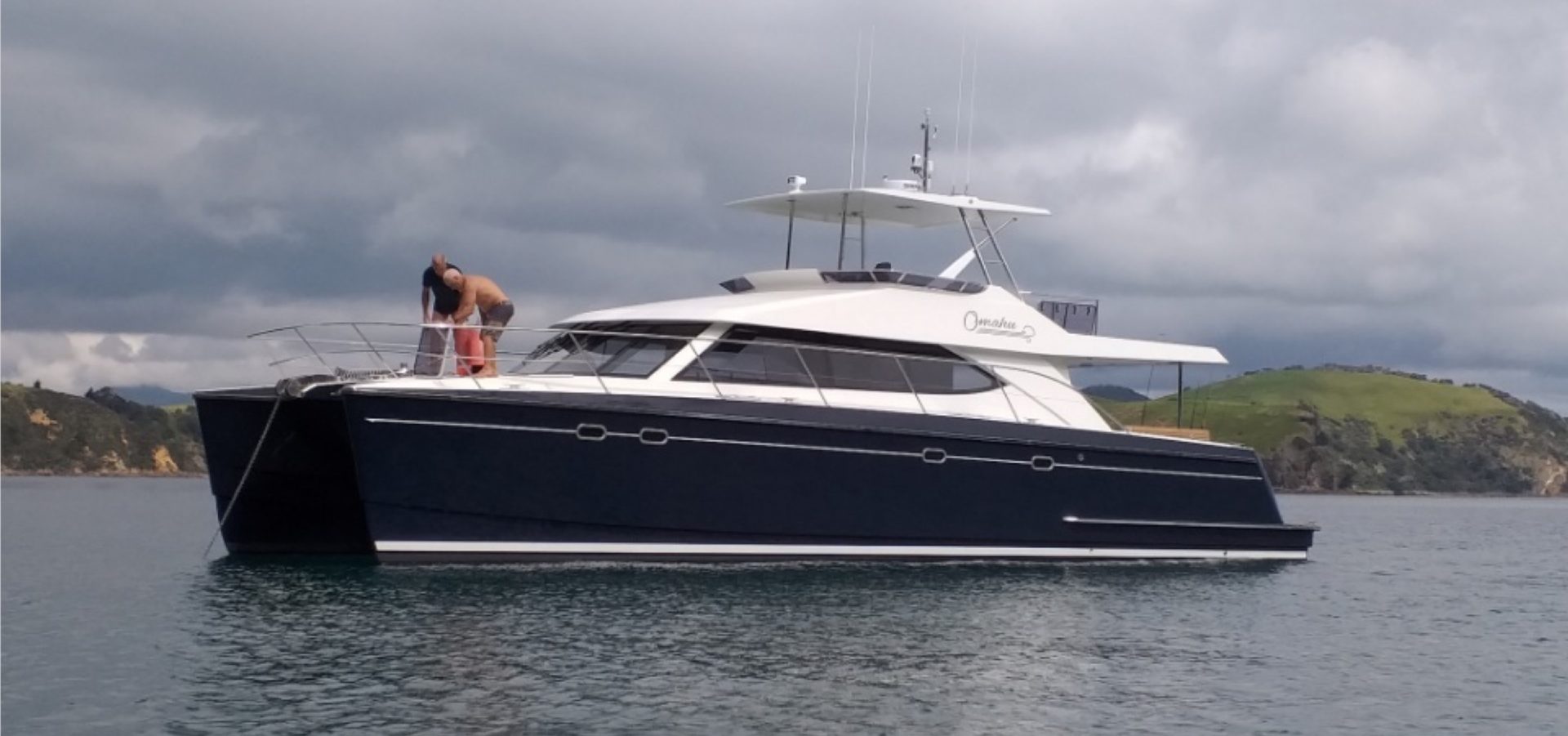 Roger Hill 16m Displacement Power Catamaran - Omahu - DuFLEX